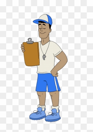 Clipart Basketball Coach