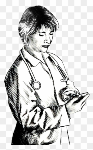 Drawn Wolfman Hard - Nursing - Free Transparent PNG Clipart Images Download