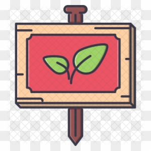 Garden Sign Icon - Sign - Free Transparent PNG Clipart Images Download