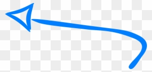 Drawn Arrow Blue - Turn Arrow Hand Drawing - Free Transparent PNG ...