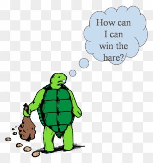 He Thought For A While, And Then Challenged The Hare - Tortoise - Free ...