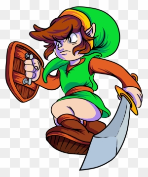 Zelda 1 Link By Ramrat - Zelda 1 Nes Official Artwork - Free ...