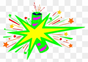 Fireworks Clipart Star Explosion - Exploding Firecracker Clipart - Free Transparent PNG Clipart ...