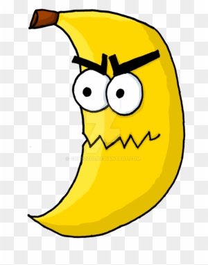 The Evil Fruit - Evil Banana - Free Transparent PNG Clipart Images Download