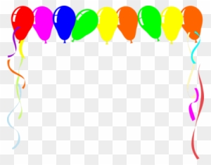 Balloon Borders Clipart - Kanter Og Rammer Clipart - Free Transparent ...