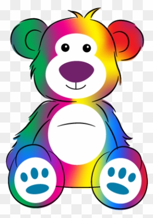Pics Of Cartoon Rainbows - Rainbow Bear Clipart - Free Transparent PNG ...
