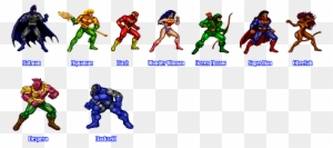 Justice League Task Force Sprites - Superman The Game - Free ...
