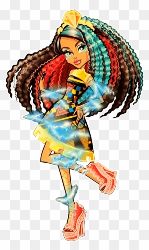 Hair Raising Ghouls - Monster High Silvi Artwork - Free Transparent PNG ...