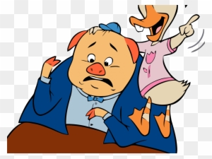 Chicken Little Abby Mallard Dog Announcer Buck Cluck - Chicken Little ...