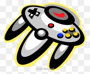 Video Game Control Unit Royalty Free Vector Clip Art - Controle Video ...