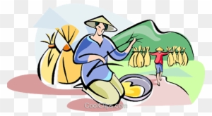 Rice Cartoon Oat Clip Art - Rice Plant Vector Png - Free Transparent ...