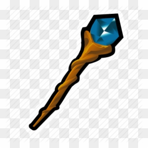 Magic, Medieval, Spell, Staff, Wood Icon - Magic Staff Clipart - Free ...