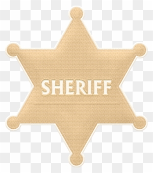 Tan Sheriff Badge - Emblem - Free Transparent PNG Clipart Images Download