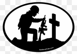 Clipart Of The Symbol Of The Fallen Soldier - Free Transparent PNG ...