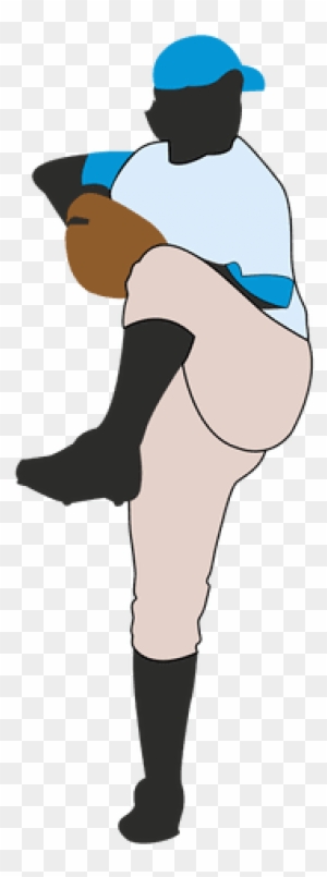 Baseball Player Throwing - Cartoon Baseball Player Transparent ...