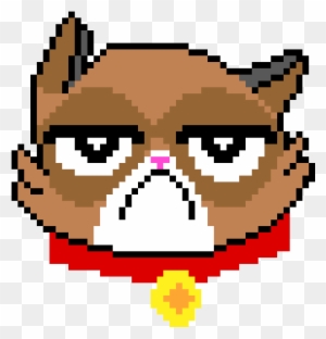 Cats Pixel Art Brik - Cute Pixel Art Grid - Free Transparent PNG ...