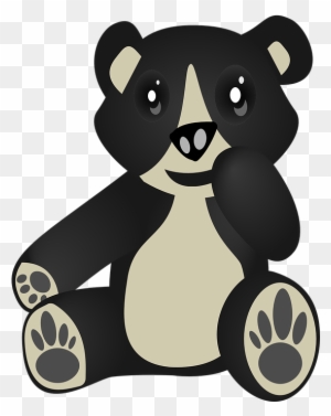 Big Image - Spectacled Bear Clip Art - Free Transparent PNG Clipart ...