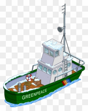 Greenpeace Boat - Simpsons Tapped Out Boats - Free Transparent PNG ...