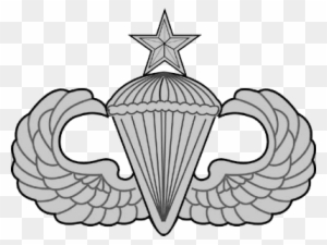 Master Parachutist Wings Clipart 4 By Gregory - Parachutist Badge ...