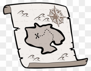 Treasure Map Clipart Black And White Treasure Map Hi - Treasure Map ...