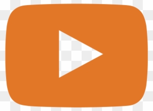 Orange And White Logo Of Youtube - White Youtube Logo Transparent ...