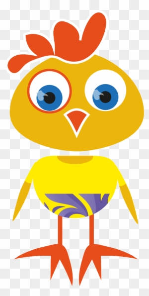 Check Out This New Super Cute Cartoon Chick Vector - Vector Graphics ...
