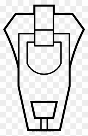 Zipper Coloring Page - Drawing - Free Transparent PNG Clipart Images ...