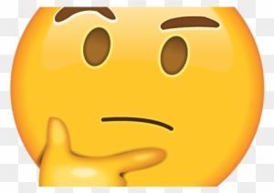 How To Get The New Ios - Thinking Emoji Transparent Background - Free ...