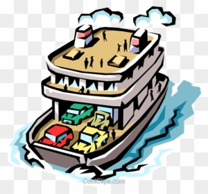 Ferryboat Royalty Free Vector Clip Art Illustration - Ferry - Free ...