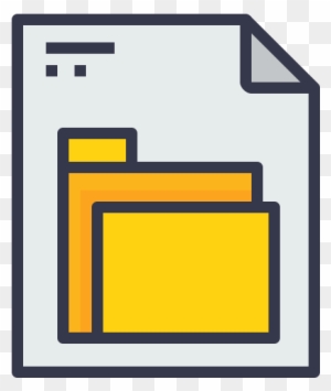 Folder File Yellow Document Info Icon - File Yellow Icon Png - Free ...