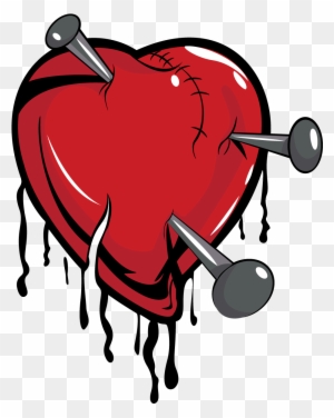 Broken Heart Breakup - Broken Heart Cartoon - Free Transparent PNG ...