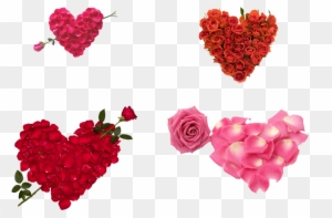 Rose Petals Heart Png Clipart Image - Happy Valentines Day To Me - Free ...