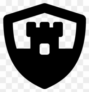 Shield With Castle Inside Vector - Shield With A Castle - Free ...