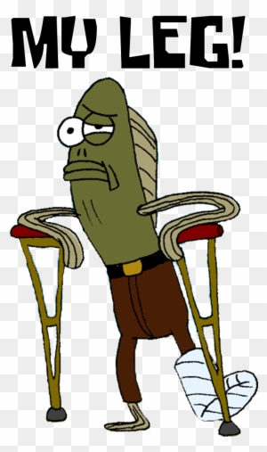Fred - My Leg Guy Spongebob - Free Transparent PNG Clipart Images Download