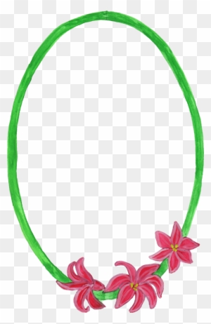 Ftestickers Flowers Frame Circle Watercolor Blue - Blue Flower Wreath ...