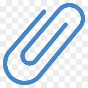 It Is An Image Of A Black Paperclip - Icon - Free Transparent PNG ...