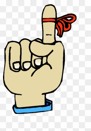 Remember Finger Clip Art