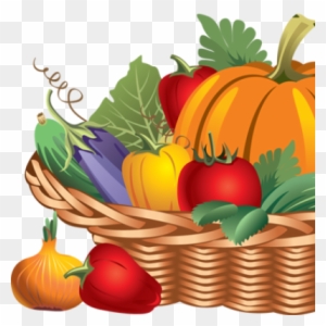 Basket Of Fruits And Vegetables Drawing - Free Transparent PNG Clipart ...