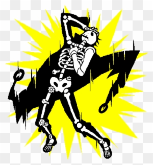 Electrocuted Skeleton, - Blazblue Skeleton - Full Size PNG Clipart ...