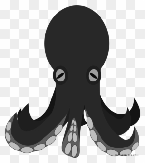 Grayscale Octopus Animal Free Black White Clipart Images - Purple ...