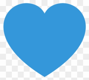 Luminous Solid Heart Shape Pattern, Heart Shaped, Hand - Blue Heart Png ...