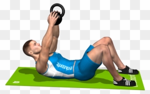 Crunch Kettlebell Involved Muscles During The Training - Crunch ...