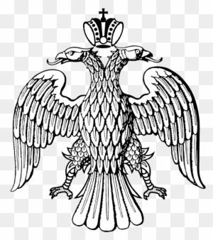 Byzantine Empire Byzantium Double-headed Eagle Symbol - Flag Of Greek ...