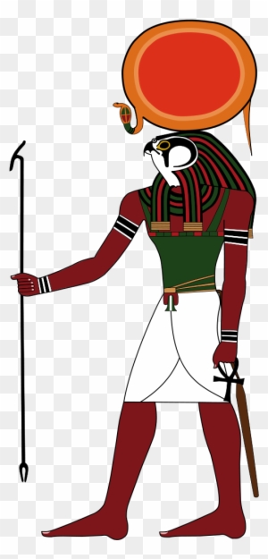 Ra- Hawk Head And Headdress With A Sun Disk - Amun Ra Egyptian God ...