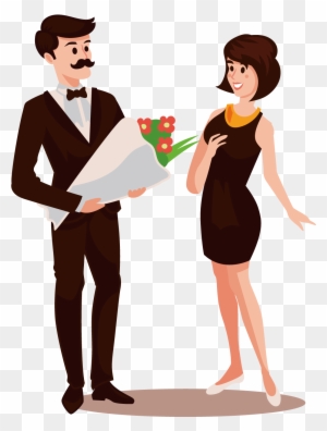 Dating Cartoon Illustration - Dating - Free Transparent PNG Clipart ...
