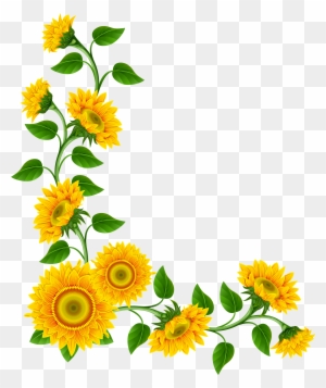 21 Best Free Sunflower Clipart Borders - Good Morning Suvichar Hindi ...