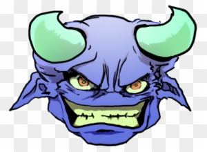 Blue Monster With Horns By Nightsabore - Comics - Free Transparent PNG ...