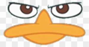 Perry The Platypus Face - Phineas And Ferb - Free Transparent PNG ...