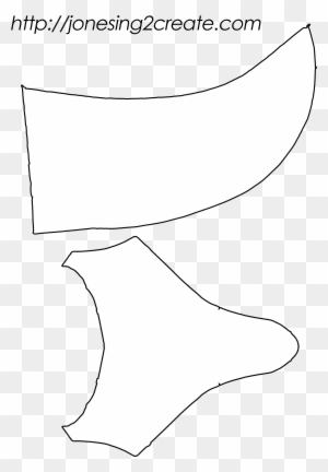 Flamingo Beak Pattern - Make A Flamingo Beak - Free Transparent PNG ...