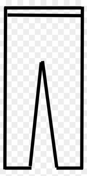 Long Pants Clip Art At Clker Com Vector Clip Art Online - Pants Outline ...
